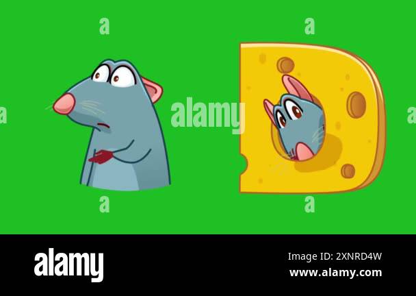 Mouse cartoon illustration cheese Stock Videos & Footage - HD and 4K ...