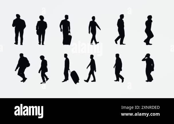 Walking people icon Stock Videos & Footage - HD and 4K Video Clips - Alamy