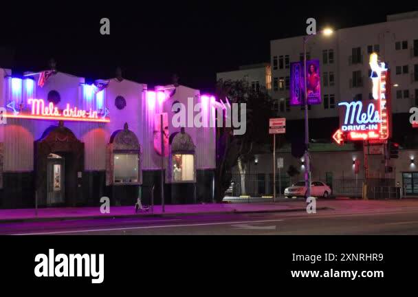 Hollywood, Los Angeles, California - July 22, 2024: Mel's Drive-in by ...