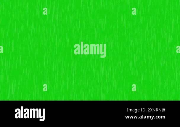 Green Screen heavy rain drops falling effect and splash animation green ...