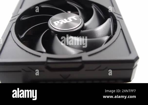 Bishkek, KG, July 20, 2024: palit rtx 4070 ti super, graphics card ...