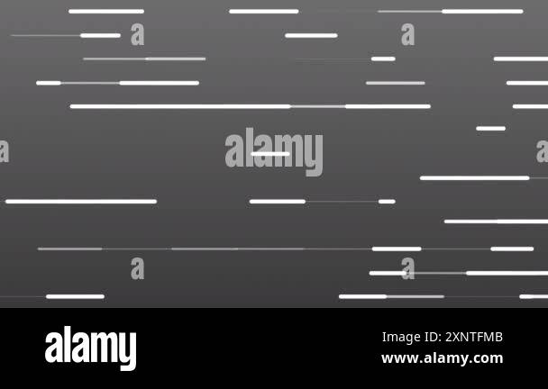 Seamless slow motion geometric animation, slowly white stretching lines ...