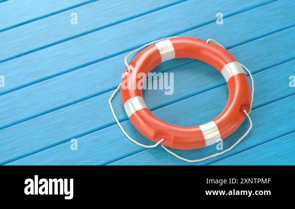 Orange blue lifebuoy life ring Stock Videos & Footage - HD and 4K Video Clips - Alamy