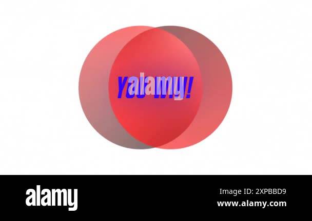 You win! text animation over red and gray circular shapes. Victory ...