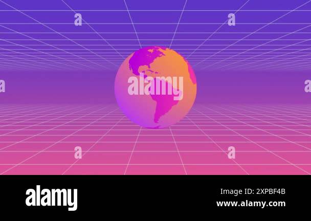 3D futuristic visualisation of metaverse immersive virtual world with ...