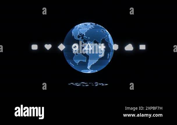 3D futuristic visualisation of metaverse immersive virtual world with ...