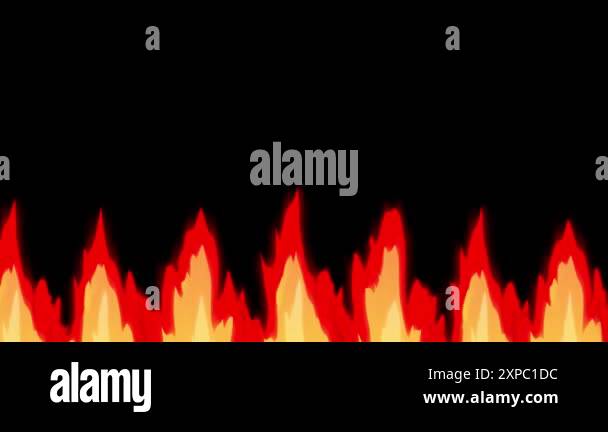 Fire lines flames burning. 4K motion background. Seamless loopable ...