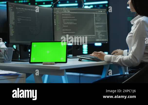 Data center developer responsible for installation of networking equipment solving tasks on ...