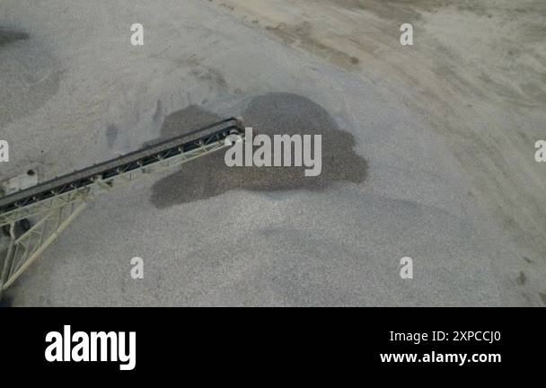 sorting and separation line for separating sand from pebbles and gravel ...
