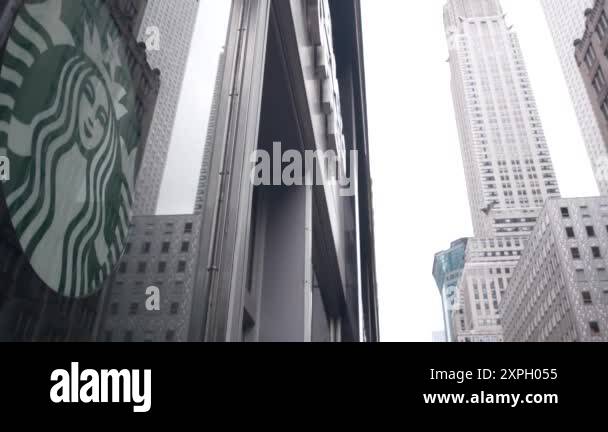 Starbucks in midtown manhattan Stock Videos & Footage - HD and 4K Video ...