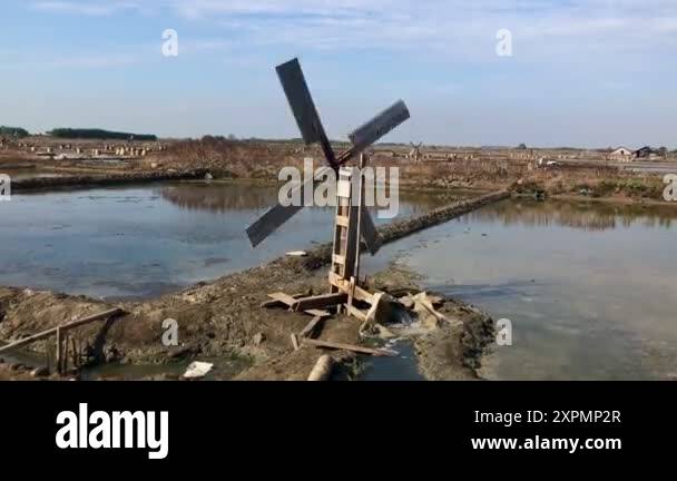 Traditional windmill salt production Stock Videos & Footage - HD and 4K ...