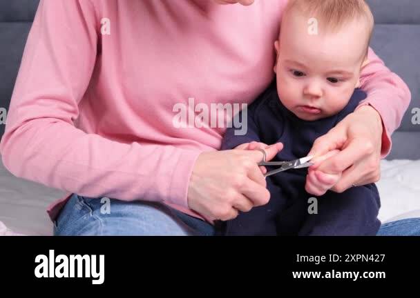 Authentic mother hold baby boy infant new born with Teether Toys ...