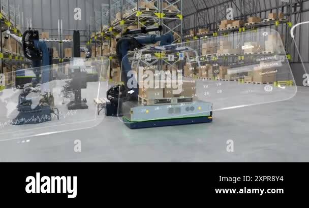 Animation of diagrams and data processing over machines working in ...