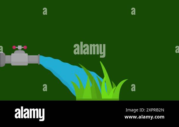 Grass convert into dollar tree metal big null flowing water down ...