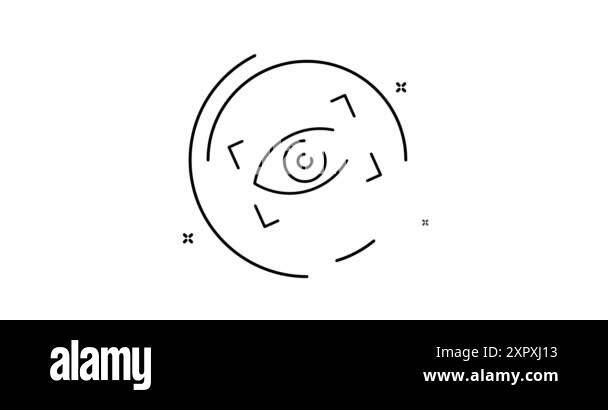 Eye identification icon Stock Videos & Footage - HD and 4K Video Clips ...