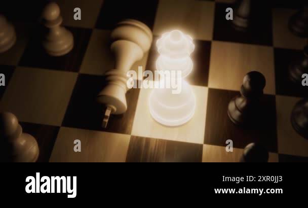 3D Rendering - Realistic CG wooden Chess game featuring dreamy ... 3D Rendering - Realistic CG wooden Chess game featuring dreamy ...