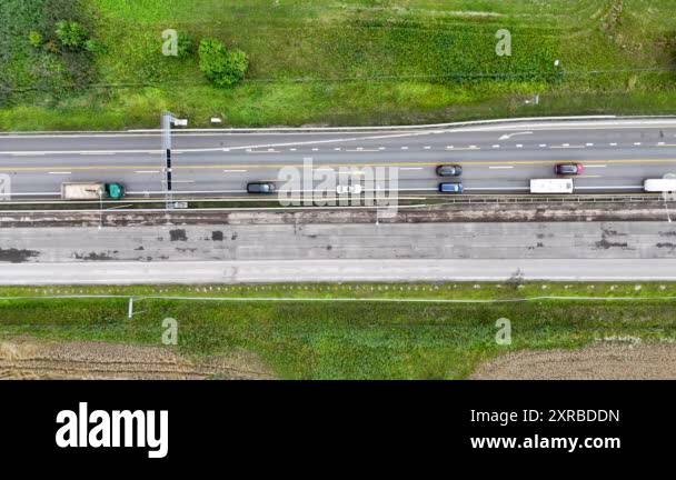 Car traffic on one side of highway Stock Videos & Footage - HD and 4K ...