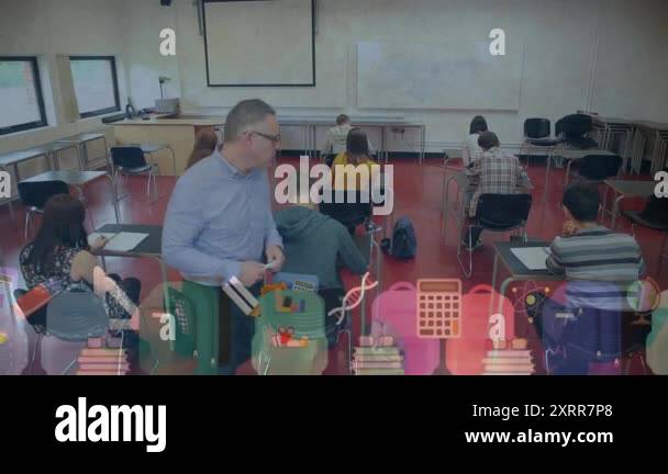 Secondary school classroom scene Stock Videos & Footage - HD and 4K ...