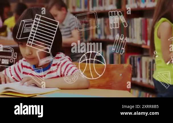 Diverse kids reading books class Stock Videos & Footage - HD and 4K ...