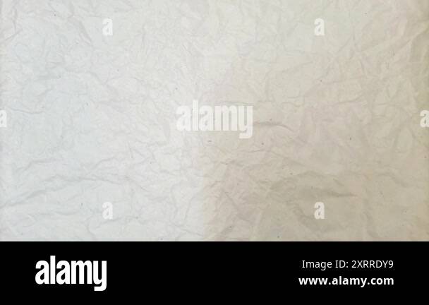 Rotating real white paper texture background. plain white crumpled ...
