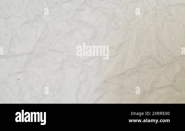 Real white paper texture moving background. plain white crumpled paper ...
