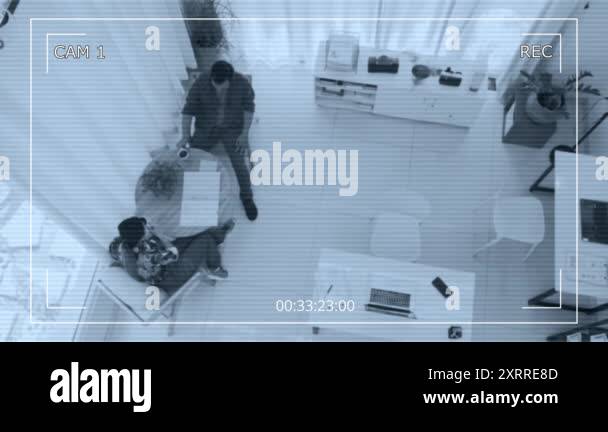 Surveillance camera shot young businesspeople Stock Videos & Footage ...
