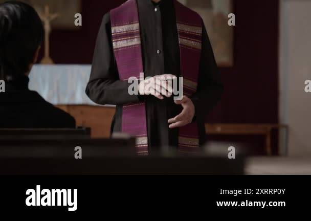 Priest speaking parishioners Stock Videos & Footage - HD and 4K Video ...