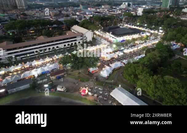Kuching, Malaysia - August 8, 2024: Aerial View of The Kuching Festival ...