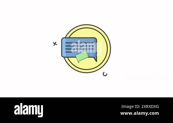 Group chat icon Stock Videos & Footage - HD and 4K Video Clips - Alamy