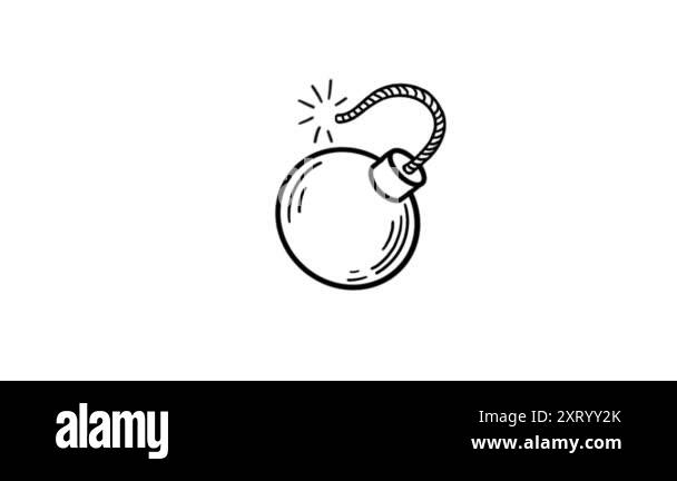 Bomb explosion cute 2d animation Stock Videos & Footage - HD and 4K ...