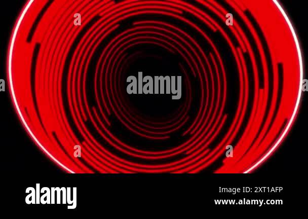 Circles Line Bold Ripples Audio Reactive More Red Animation Loop Stock ...