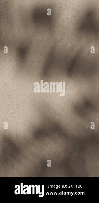 Shadow of moving tree leaves on the wall loopable background. 3d render ...