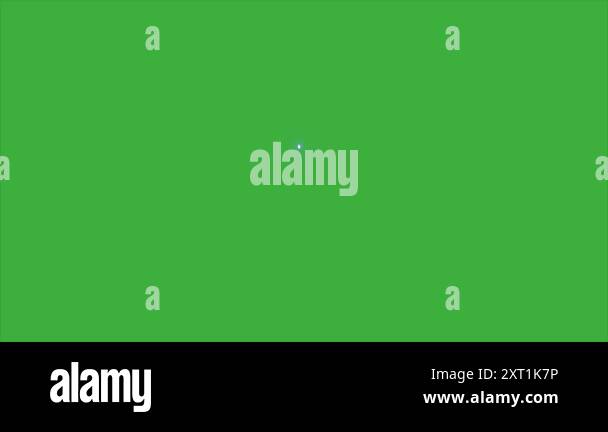 Animation video loop glow liquid element on green screen background ...