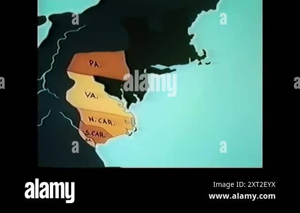 USA - 1953 - In this animated film, America's original thirteen ...