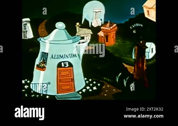 A 1952 animated film explains the power and structure of nuclear energy ...
