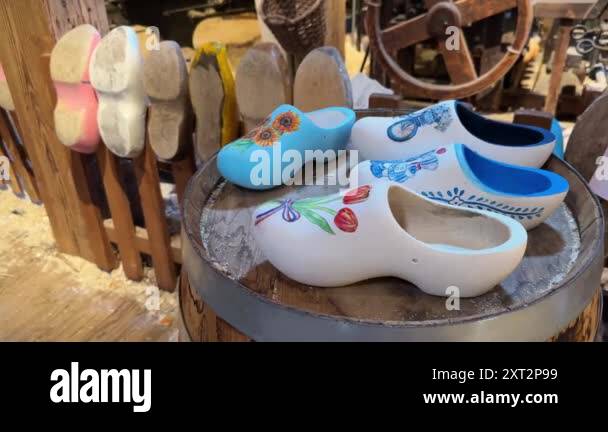 Traditional dutch wooden clogs Stock Videos & Footage - HD and 4K Video ...