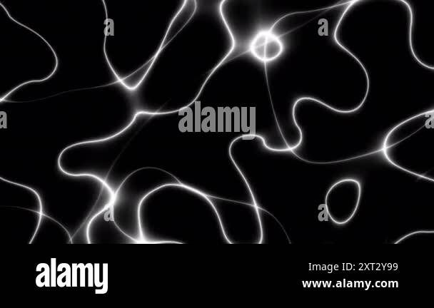 Abstract 4k. Motion graphic. Dynamic backdrop. Blue color. Wavy lines animated background ...