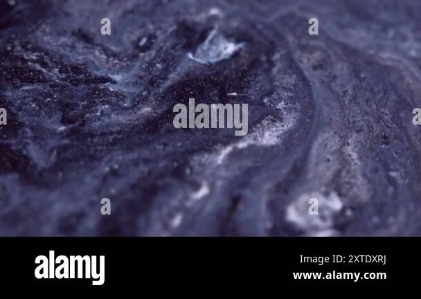 Glitter fluid texture. Shiny paint spill. Blur gray silver black color ...