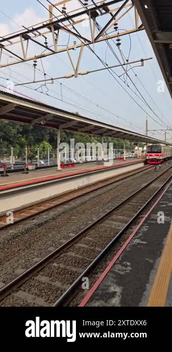 Indonesian Commuter Trains called KRL or Commuter Line very cheap daily ...