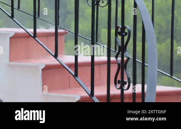 Iron railing staircase Stock Videos & Footage - HD and 4K Video Clips ...