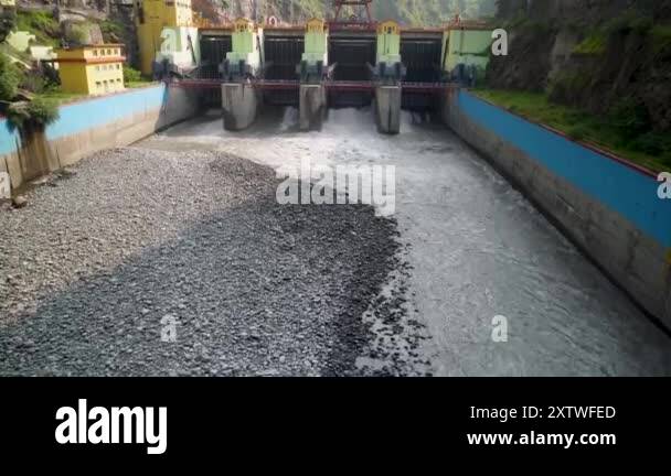 July25th2024, Himachal Pradesh, India. The Chamera-II hydroelectric ...