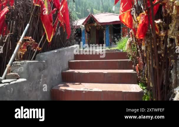 July25th2024, Himachal Pradesh, India. Brahmani Devi Temple in Bharmour ...