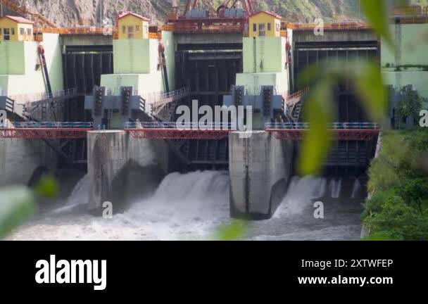 July25th2024, Himachal Pradesh, India. The Chamera-II hydroelectric ...