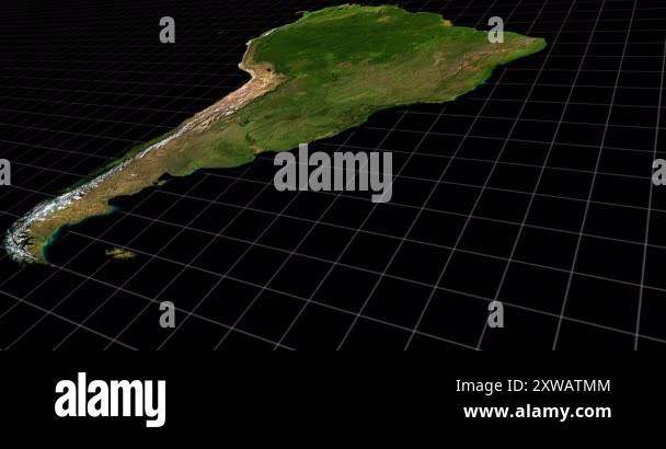 Map, land and graphic of world aerial view for topography, geology and ...