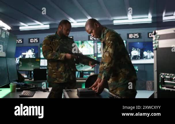 Operatives conducing special operation loading Stock Videos & Footage ...