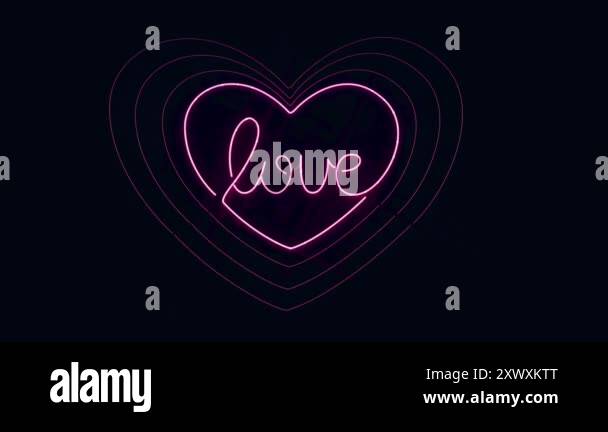 Neon word visual Stock Videos & Footage - HD and 4K Video Clips - Alamy