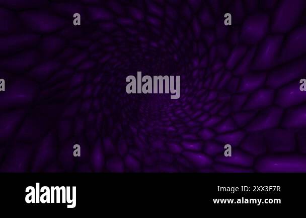 Purple Scales Swirl Tunnel 4K Loop features movement into a tunnel that ...