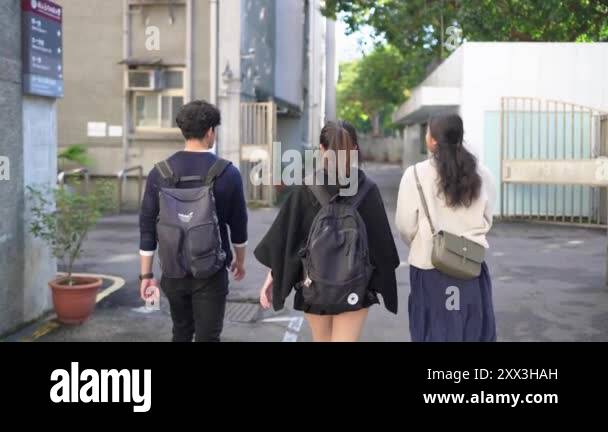 In Da'an District, Taipei, a slow-motion video captures two women in ...