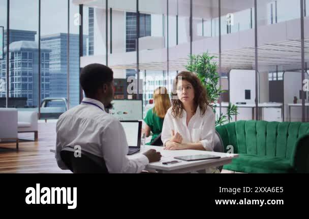 Unsuitable furious woman gets angry after getting rejected from the job ...