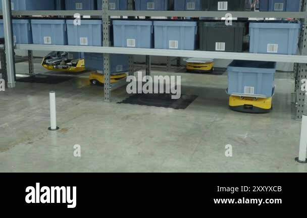 Demonstration of Smart warehouse management system with robotic ...